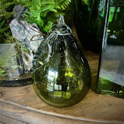 Green Glass Pear