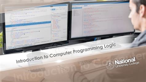Introduction To Computer Programming Logic Youtube