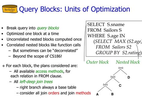 Ppt Relational Query Optimization Powerpoint Presentation Free Download Id6051717