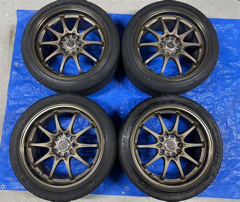 【やや傷や汚れあり】rays Volk Racing Ce28 レイズ ボルクレーシング Pcd1143 5穴 5h 17インチ 9jj