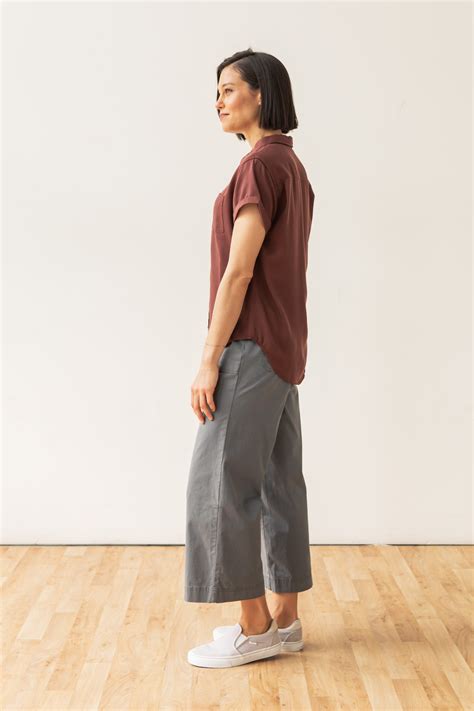 Bea Shirt Burgundy Bridge And Burn