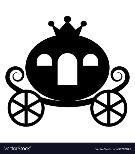 Cinderella Carriage Royalty Free Vector Image Vectorstock