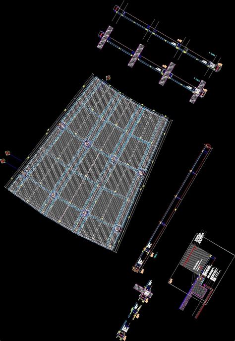 Pedestrian Bridge Metalico Dwg Block For Autocad • Designs Cad
