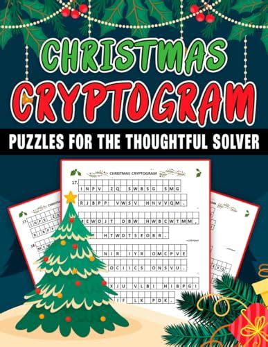 Christmas Cryptogram Puzzles For The Thoughtful Solver Boost Your