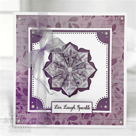 creative expressions tea bag collection folding octagon craft dies by