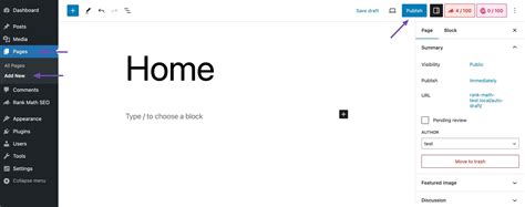 How To Set A Homepage In Wordpress Rank Math
