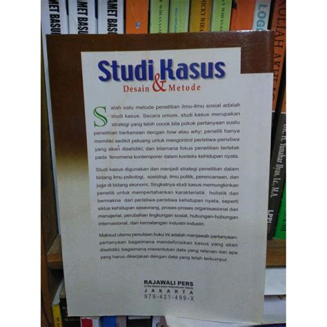 Jual Studi Kasus Desain Metode By Prof Dr Robert K Yin Shopee Indonesia