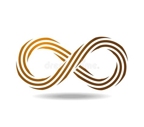 Mobius Loop With Three Elements Made Of Staff Five Colorful Lines