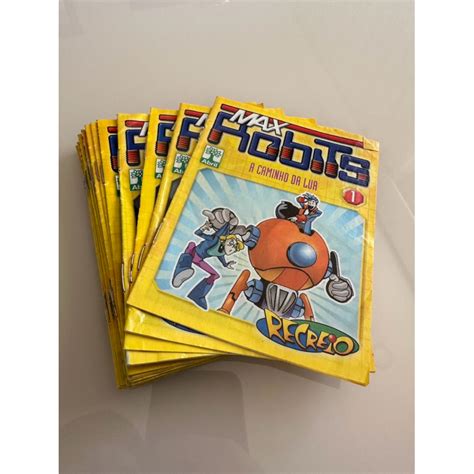 Coleção Revista Recreio Gibis Livrinhos Revistinha Max Robits Editora Abril Shopee Brasil