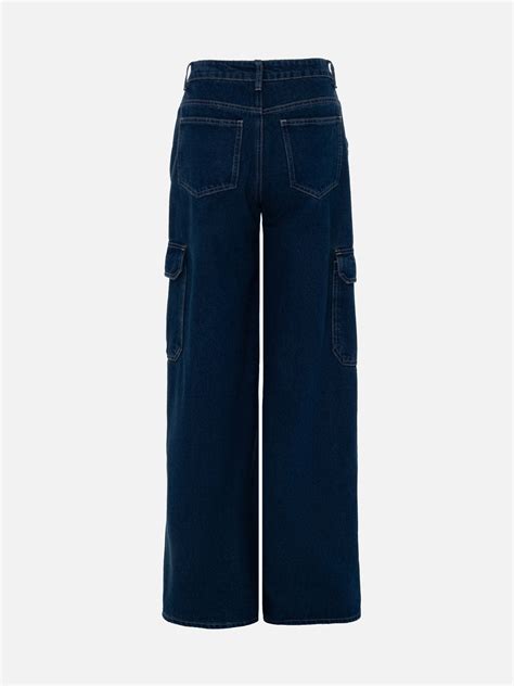 Джинсы карго на средней посадке Lichi Online Fashion Store