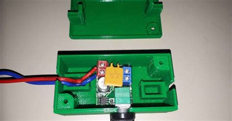 Pwm Dc Motor Speed Controller In Line Box By Djfoot Download Free Stl Model