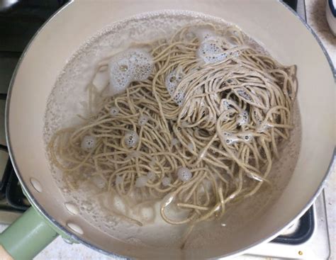 냉 메밀국수 만들기