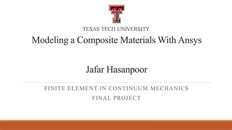 composite material with ansys pptx