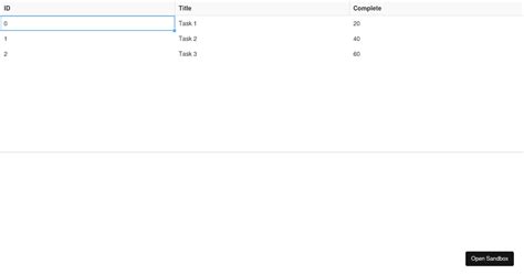 Rdg Cell Editing Codesandbox