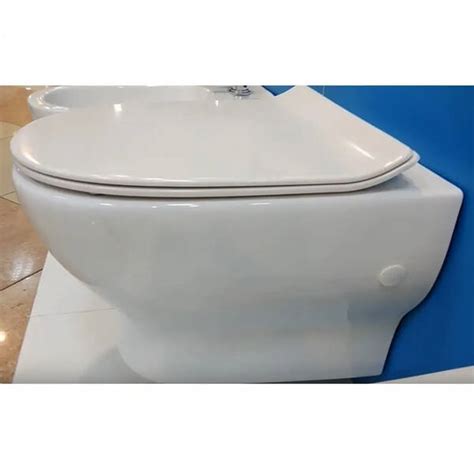 Унітаз підвісний Devit Fresh 3120121 безобідковий з сидінням Slim Soft