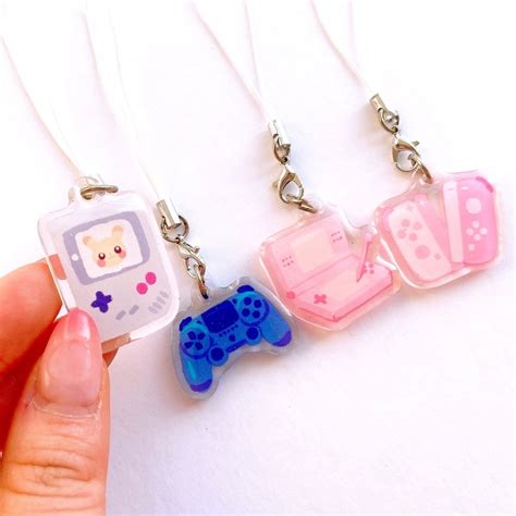 Gaming Console Keychain Etsy