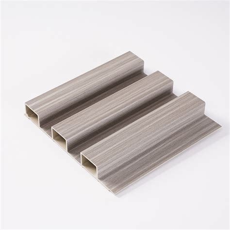 Luxury Water Proof Wood Plastic Composite Cladding Fluted Wpc