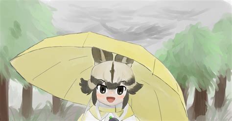 けものフレンズ 雨合羽リカオン サビギミックのイラスト Pixiv