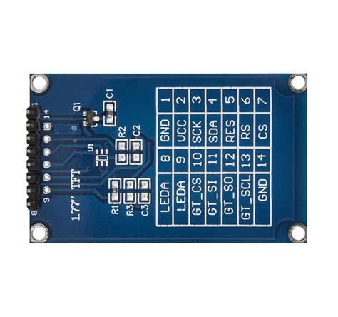 Écran Tft Spi 177 Pouces 128x160 Pixels St7735s Compatible Avec