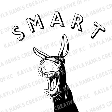 Smart Ass Svg And Png Etsy