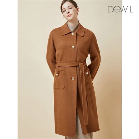 포스티 듀엘 D Essential 캐시미어 블렌드 아웃포켓 코트 Brd234msg333