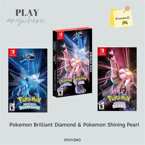 Pokemon Brilliant And Pokemon Shining Pearl And Double Pack For