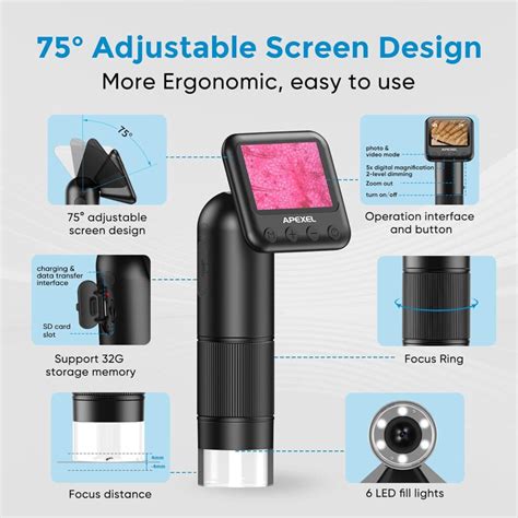 Apexel Handheld Digital Microscope Review Digital Microscopes Reviews