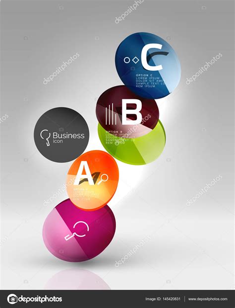 Vector Circle Infographics Stock Vector By ©akomov 145420831