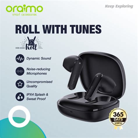 Oraimo Roll TWS Bluetooth Earphone V5 0 Wireless Handsfree Headset OEB E03D Bleza Computer