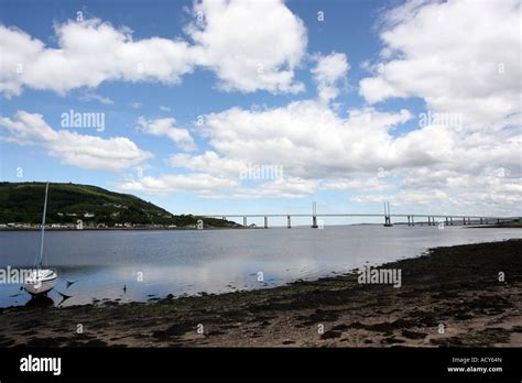 The Kessock Bridge Across The Inverness Firth Between The Village Of