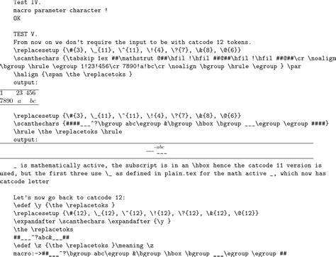 Macros What Is The Easiest Way To Modify Catcodes In A String Tex