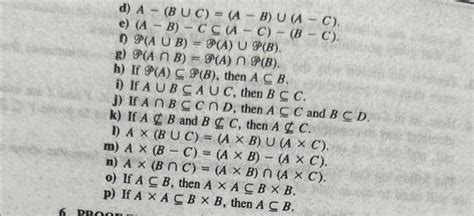 Solved Prove Or Disprove Each Of The Following Formulas Chegg