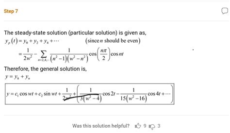 solved find a general solution of the ode y′′ ω2y r t with