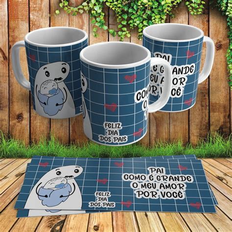 Caneca Pai Como É Grande Meu Amor Por Você Elo7