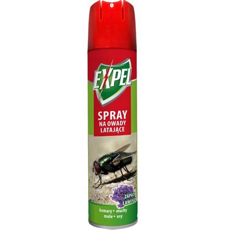 EXPEL Spray środek na owady latające lawenda ml muszki owocówki preparat muchy mole