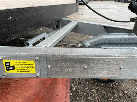 Plating And Testing Removable Drawbar Elstons Trailers Bespoke Trailers Servicing Repair