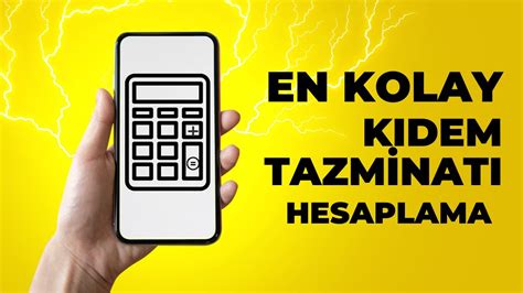 Kıdem Tazminatı Hesaplama Formülü Örnek Kıdem Tazminatı Hesabı YouTube