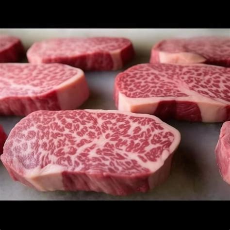Premium Ai Image Miyazaki Wagyu A5 Meat