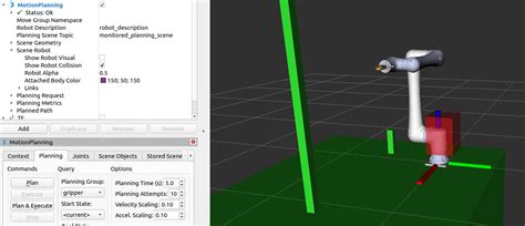 Ros Collision Update On A Manipulator Links Robotics Stack Exchange
