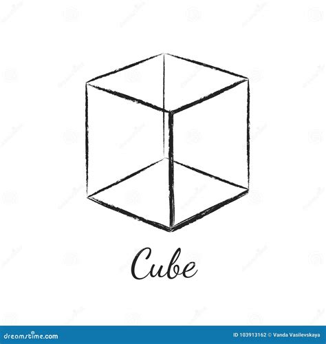 Cube Geometric Shape Stock Vector Illustration Of Emblem 103913162