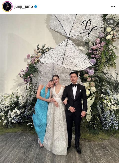 เจ้าสาวสวยมาก แพทริเซีย โน้ต วิเศษ จูงมือฉลองแต่งงาน บรรยากาศโรแมนติก