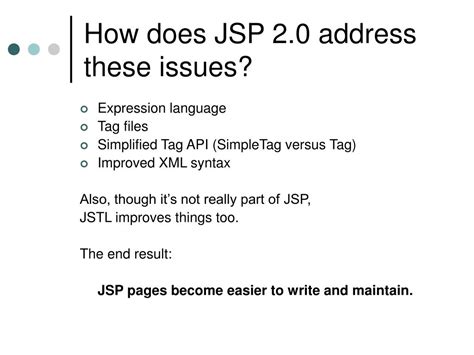PPT JSP And JSTL Principles And Patterns PowerPoint Presentation ID