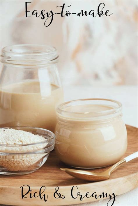 Easy Tahini Sauce Vegan Focus