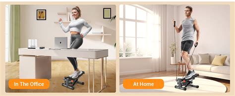 Amazon ACFITI Steppers For Exercise At Home Adjustable Height Mini Stepper With Resistance
