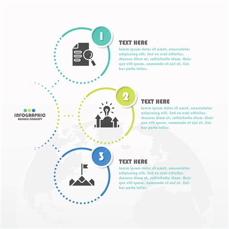 Premium Vector Basic Circle Infographic Template With 3 Steps