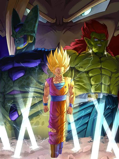 Gohan Ssj 2 Vs Cell Y Bojack Anime Dragon Ball Super Dragon Ball