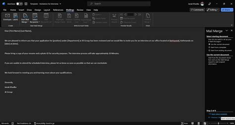 How To Use Mail Merge Feature In Microsoft Word To Send Bulk Emails