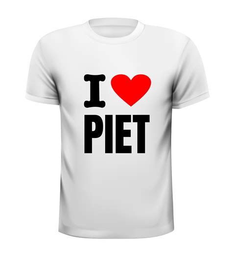 I Love Piet T Shirt Voordelig En Ruime Keus