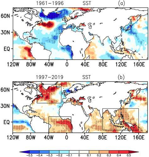 Regression Maps Of The Sea Surface Temperature Sst Anomalies Download Scientific Diagram