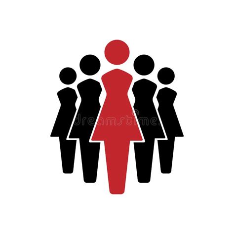 Women Icons Set Team Icon Group Vector Illustration Eps10 Stock